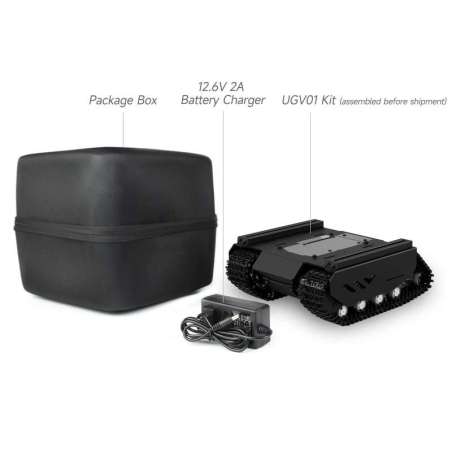 Flexible And Expandable Off-Road Tracked UGV, Multiple Hosts Support, With External Rails,ESP32 ...