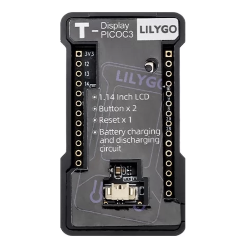 T Display PicoC3 RP2040 with 1.14 inch ST7789V LCD Display Raspberry Pi Module (ER-DSI11457R) LILYGO
