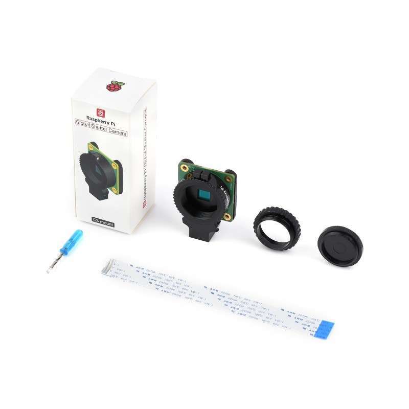 Raspberry Pi Original Global Shutter Camera, C/CS mount lenses, 1.6MP, High-speed Motion ...