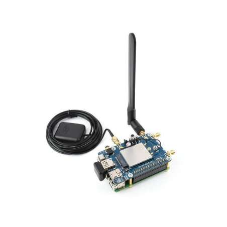 Raspberry Pi LTE Cat 6 Communication HAT, LTE-A Global Multi-band,GNSS ...