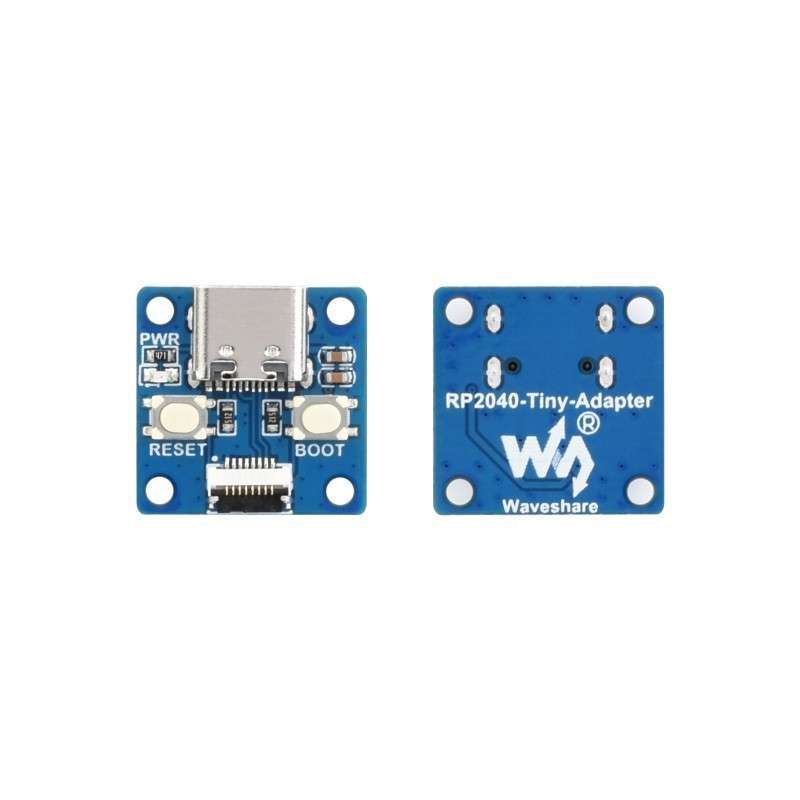 Waveshare RP2040-Tiny Development Board KIT, Official RP2040 Dual Core ...