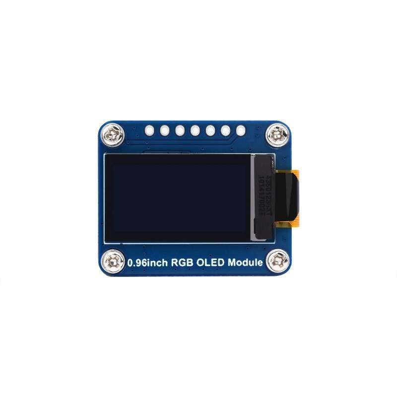 0.96inch RGB OLED Display Module, 64×128 Resolution, 65K Colors, SPI ...