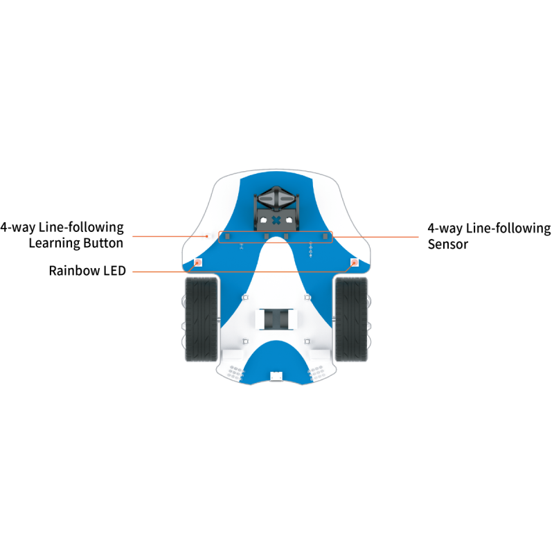 ELECFREAKS micro:bit Smart Cutebot Pro (EF08292) neobsahuje micro:bit a ...