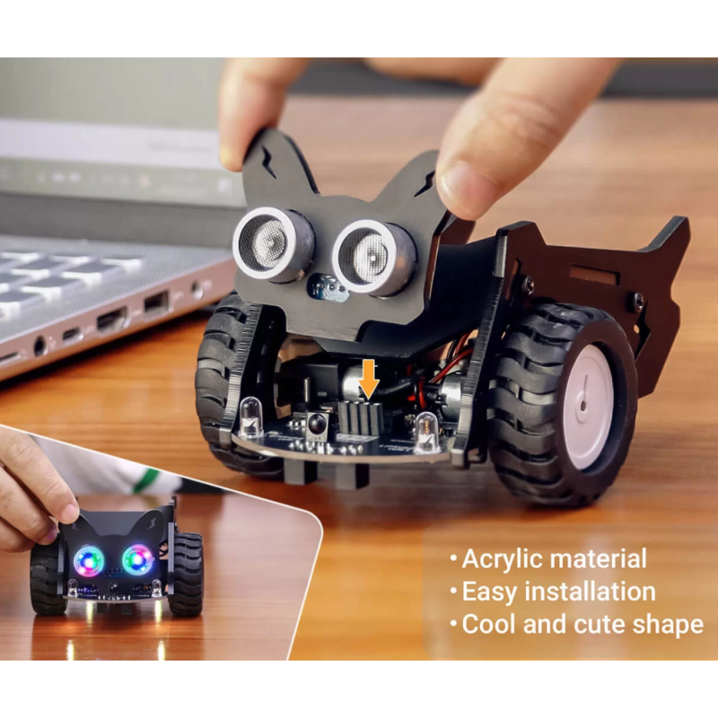 CrowBot BOLT-Open Source Programmable Smart Robot Car STEAM Robot Kit + IR Dialkove ovladanie ...