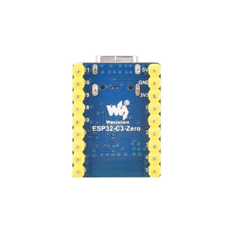 ESP32-C3 Mini Dev. Board, ESP32-C3FN4 Single-core 160MHz, 2.4GHz Wi-Fi & Bluetooth 5 (WS-25532)