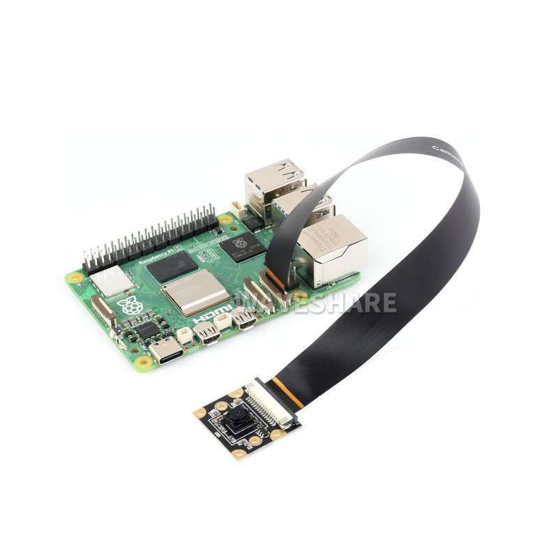 IMX219 Camera Module For Raspberry Pi 5, 8MP, MIPI-CSI Interface, 79.3° FOV (WS-26184)