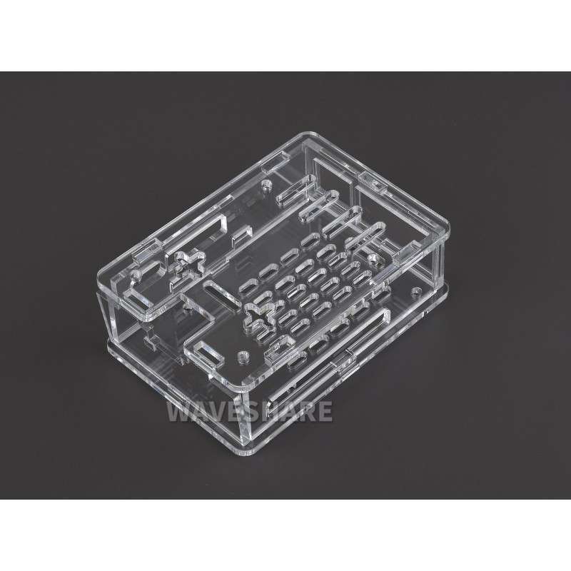 Clear Acrylic Case for Raspberry Pi 5, Supports installing Official ...