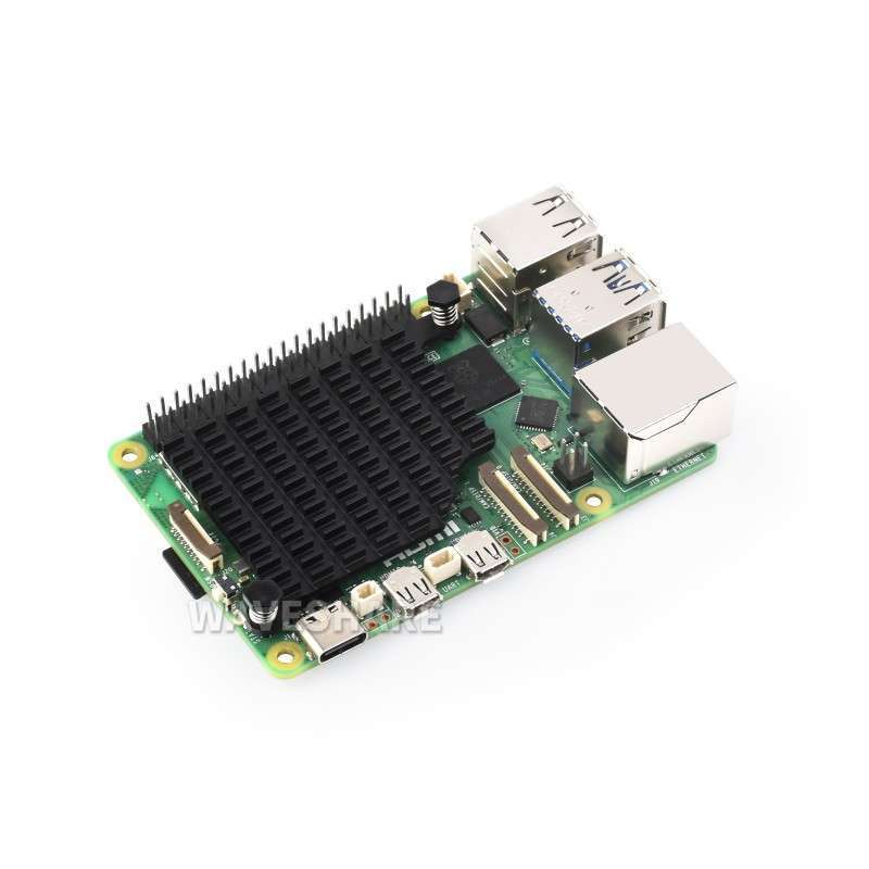Aluminum Heatsink For Raspberry Pi 5, With Thermal Pads And Spring ...
