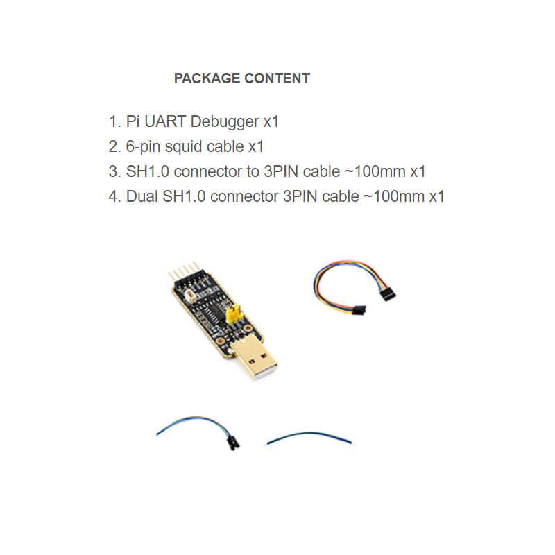 Usb To Uart Debugger Module For Raspberry Pi 5 Usb A Uart High Baud Rate 