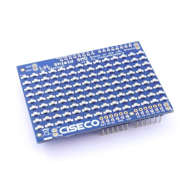 Lots Of Leds Lol Shield Smd For Arduino Matrix Red Ciseco B042