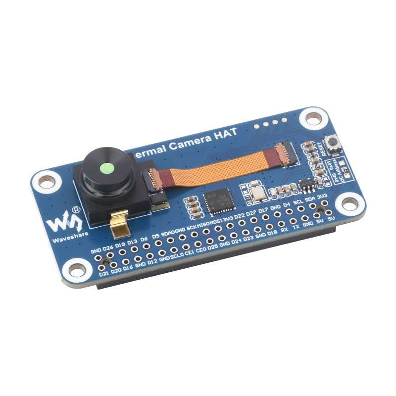 Long-wave IR 90° FOV, 40PIN GPIO, Thermal Imaging Camera Module, Raspberry Pi IR Camera, 80×62 ...