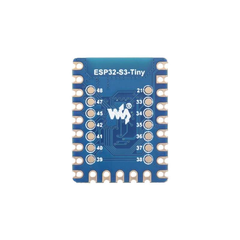 ESP32-S3 Mini Development Board, Based on ESP32-S3FH4R2 Dual-Core Processor, 240MHz (WS-27069)