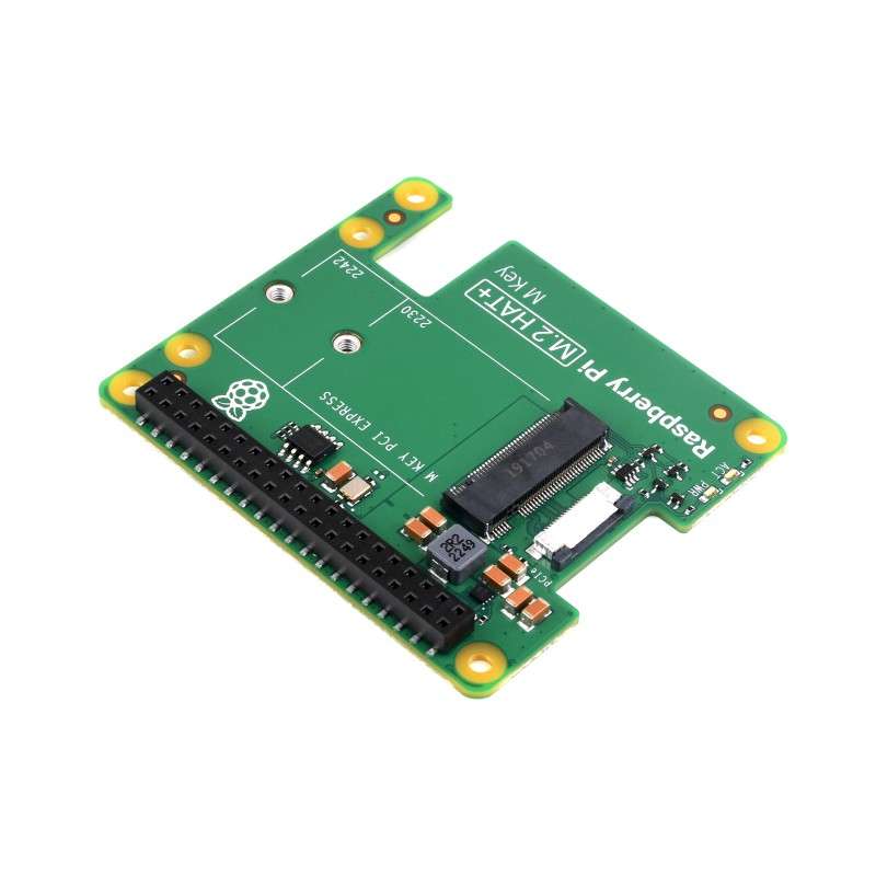 Official Raspberry Pi PCIe To M.2 HAT Raspberry Pi 5, HAT + NVMe ...