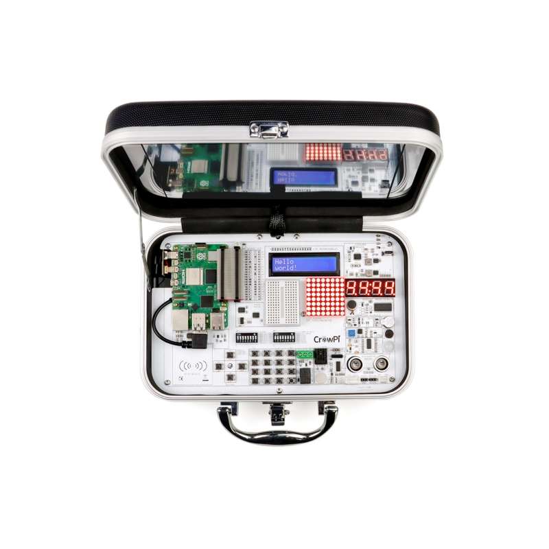 CrowPi- Compact Raspberry Pi Educational Kit 9inch display, compatible ...