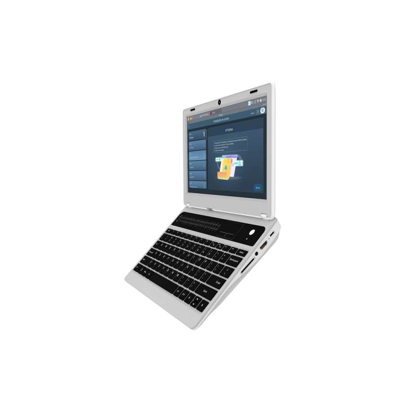 CrowPi L (White) Real Raspberry Pi Laptop for Learning Programming and ...