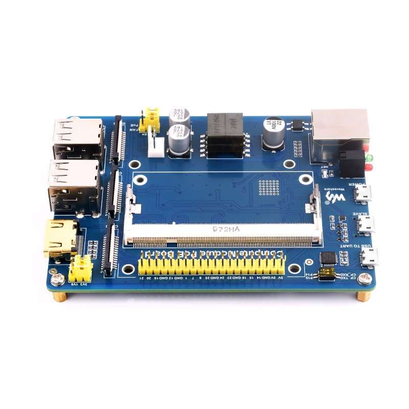 Compute Module IO Board with PoE Feature, Composite Breakout Board for Raspberry Pi CM4S/CM3 ...