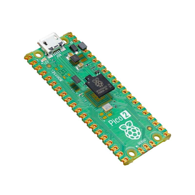 Raspberry Pi Pico 2 (SC1631) RP2350 520KB SRAM, 4MB QSPI flash, UART ...
