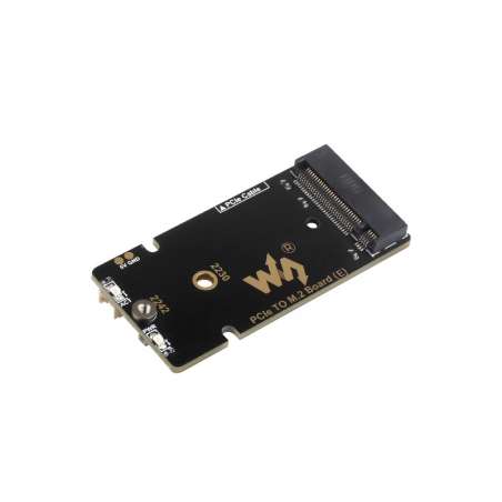 PCIe To M.2 Adapter Board (E) For Raspberry Pi 5, With Cooling Fan 2242 ...