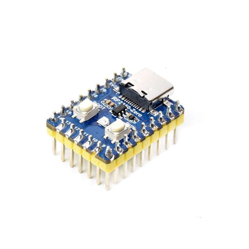 Waveshare RP2350-Zero Mini Dev.Board, Raspberry Pi Microcontroller (WS-29361) with pre-soldered ...