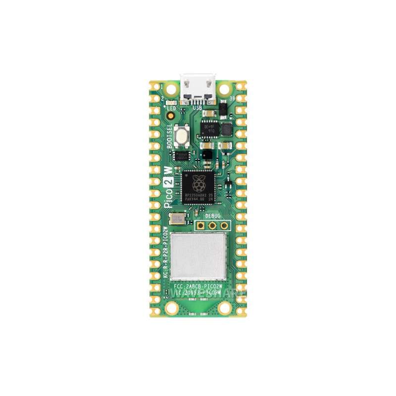 Raspberry Pi Pico 2 W Microcontroller RP2350 Supports WIFI and ...