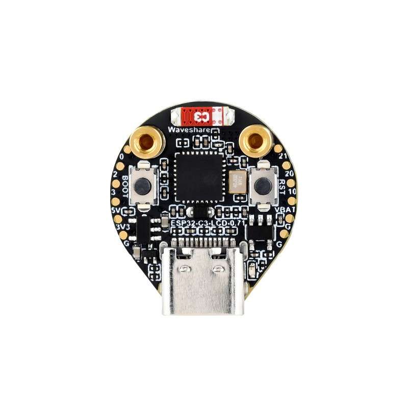 ESP32-C3 0.71inch Round Display Dev.Board, 160×160 ESP32-C3 SPI (WS-29327)
