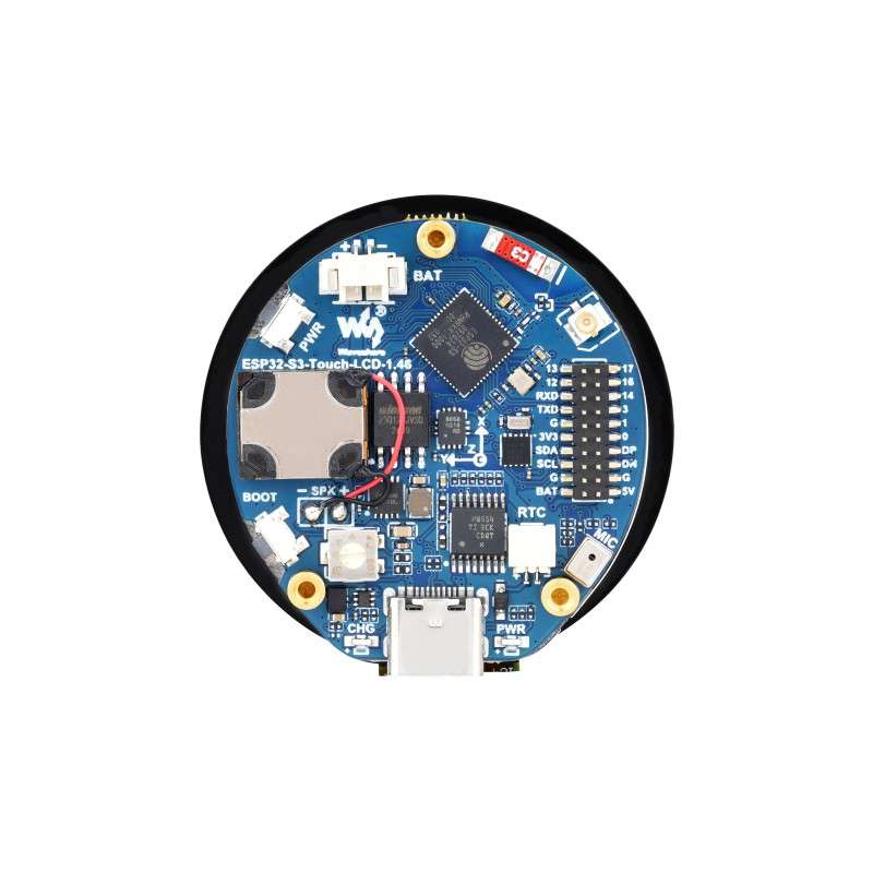 ESP32-S3 1.46inch Round Display Dev.Board, 412×412,WiFi/BT ...