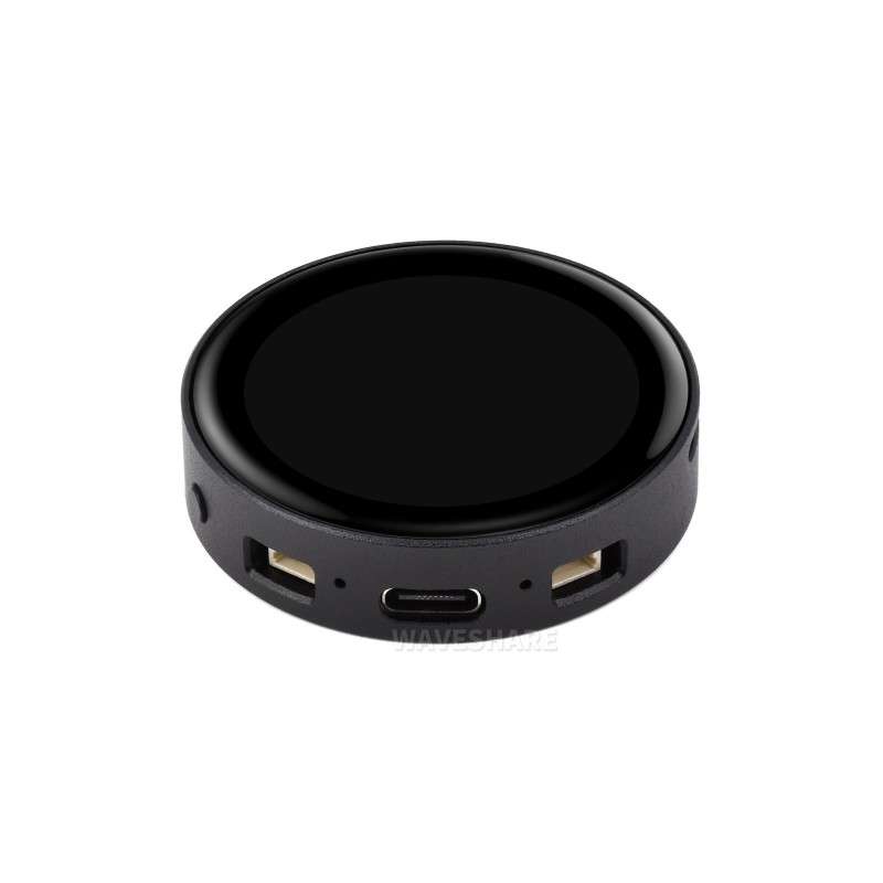 ESP32-S3 1.43inch AMOLED Display Dev.Board, 466×466, QSPI CNC Metal Case, ESP32 With Display (WS ...