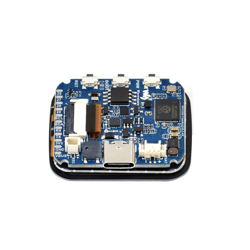 RP2350 Microcontroller Dev.Board, With 1.69inch Touch LCD, Accelerometer, Gyroscope Sensor (WS ...