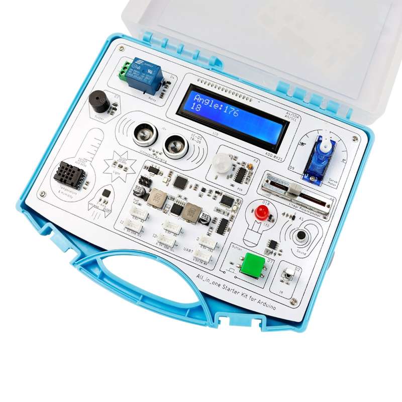 All-in-one Starter Common Board Kit for Arduino with 15 Sensors and 21 ...