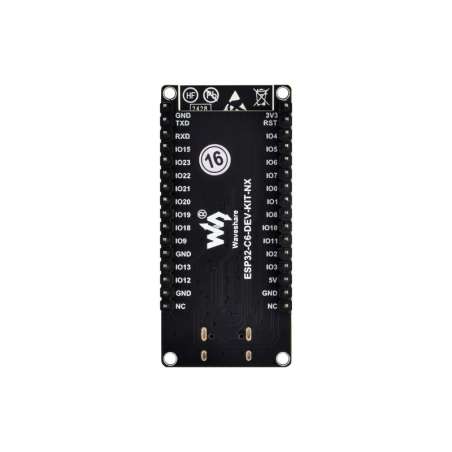 ESP32-C6 Microcontroller, WiFi 6 Dev.Board, 160MHz ESP32-C6-WROOM-1-NX Series Module, USB, UART ...