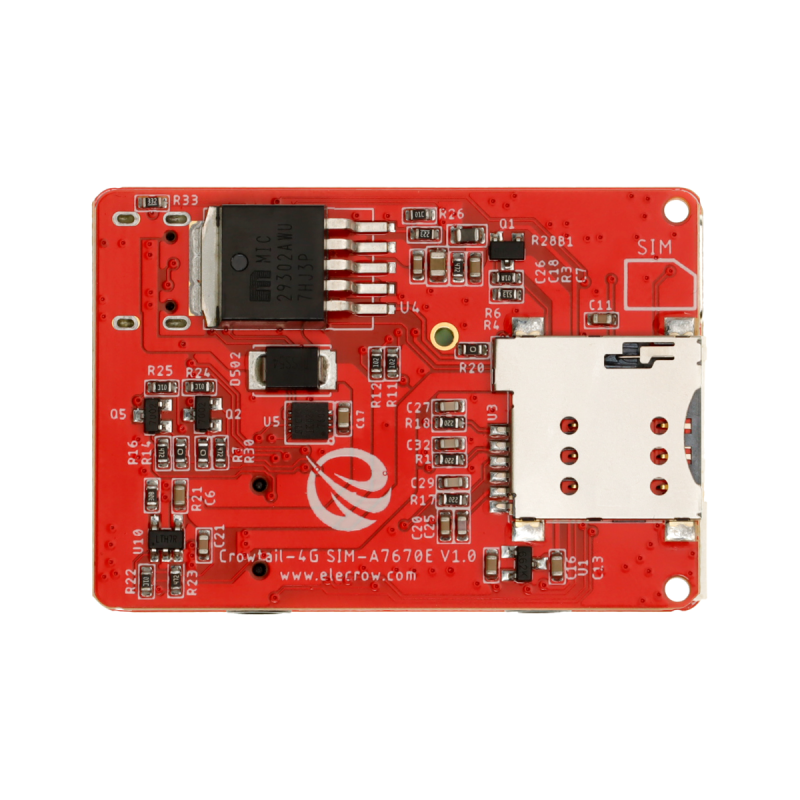 Crowtail-4G SIM A7670E Module GPS Breakout Board support GPS/GLONASS ...