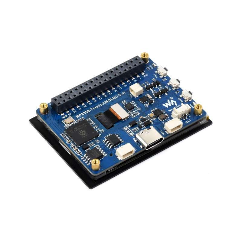 RP2350 2.41inch AMOLED Touch Display Dev.Board, 450×600 QSPI Accelerometer,Gyroscope (WS-31821)