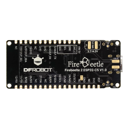 FireBeetle 2 ESP32-C5 IoT Development Board 2.4/5GHz Wi-Fi 6, Solar ...