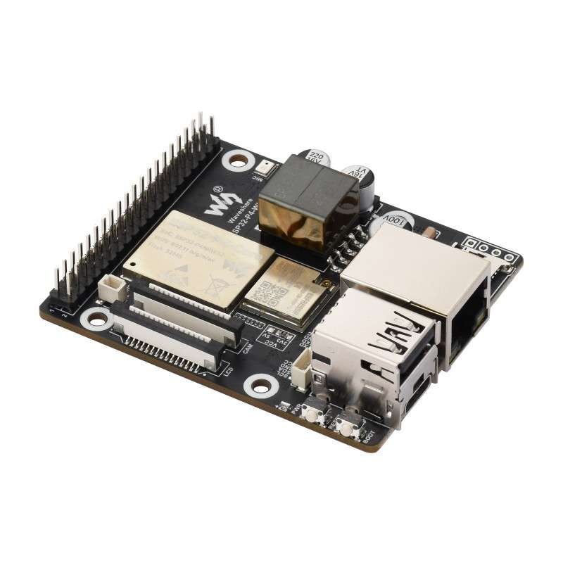 ESP32-P4-WIFI6-POE-ETH Dev.Board, ESP32-P4+ESP32-C6, Wi-Fi6,BT5 (LE ...