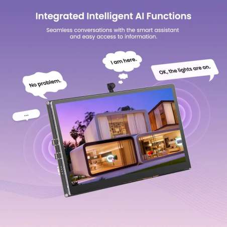 CrowPanel Advanced 10.1inch, ESP32-P4 HMI AI Display 1024x600 IPS Touch Screen,WiFi6 Arduino ...