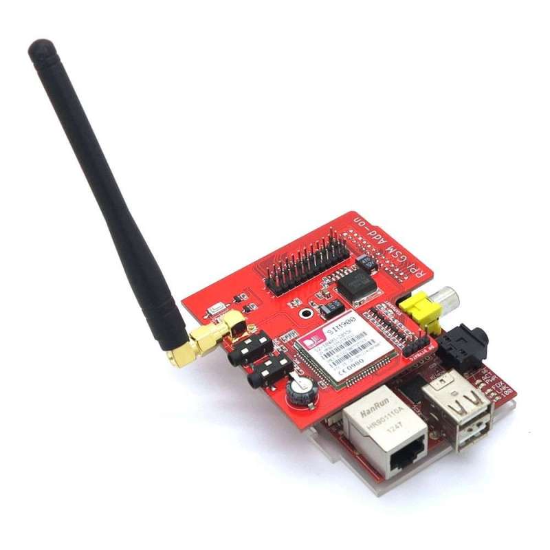 RASPBERRY PI GSM/GPRS ADD-ON SIM900 (Itead IM131224002)