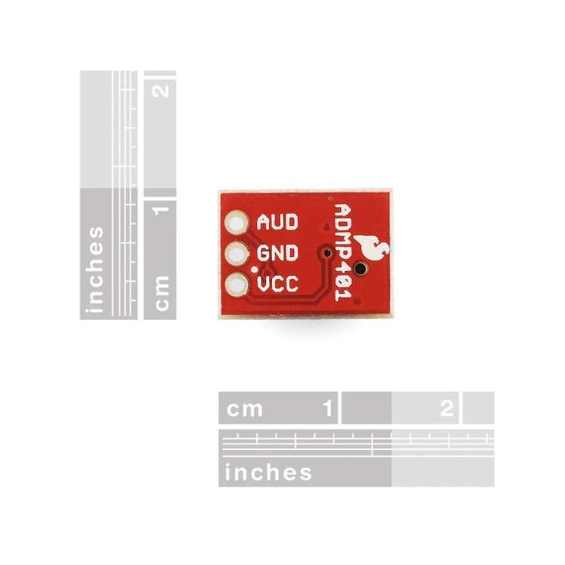 Breakout Board for ADMP401 MEMS Microphone (Sparkfun BOB-09868)