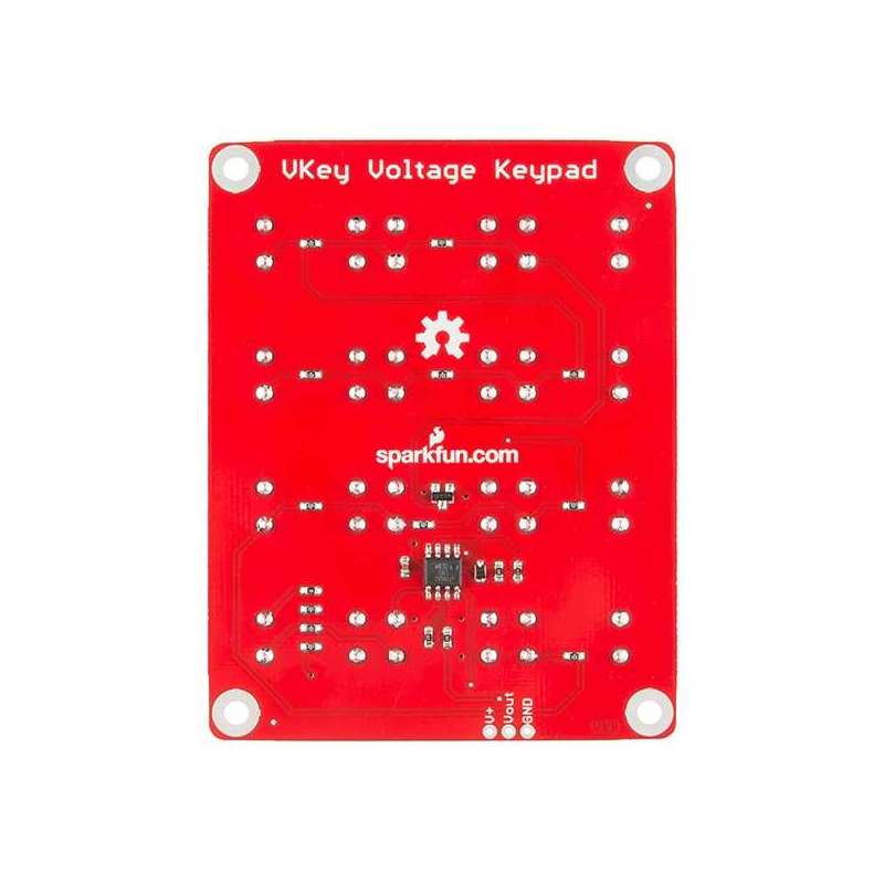 VKey Voltage Keypad 3x4 (Sparkfun PRT-12080) output analog voltage