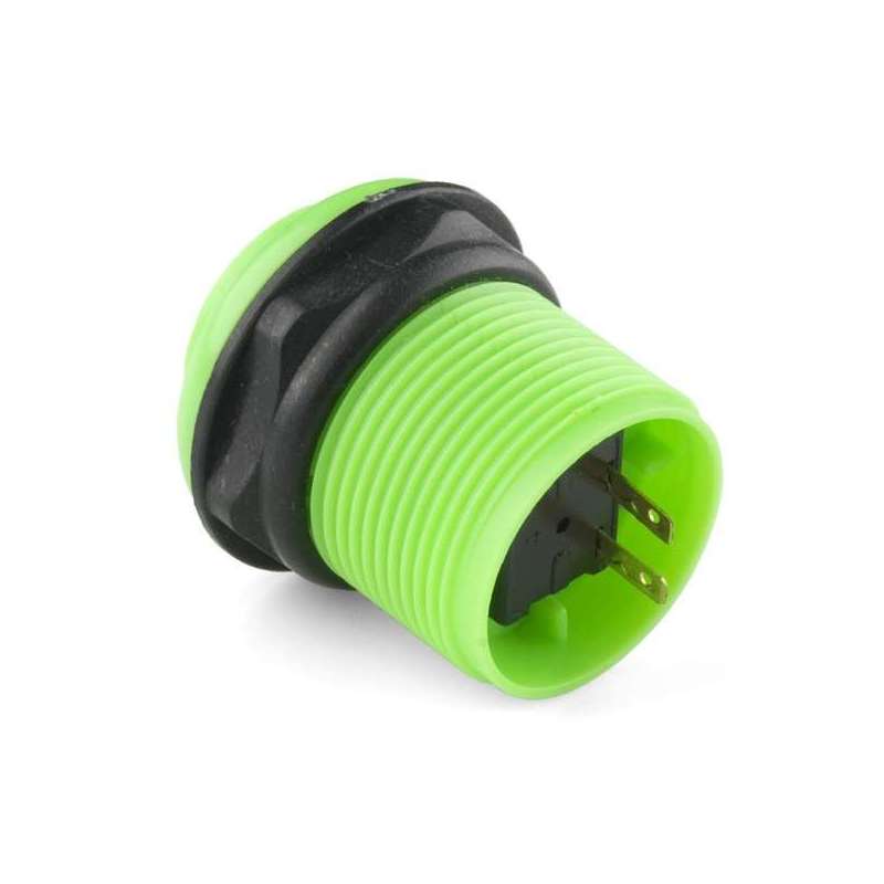 Push Button 33mm - Green (Sparkfun COM-09179) Arcade Button
