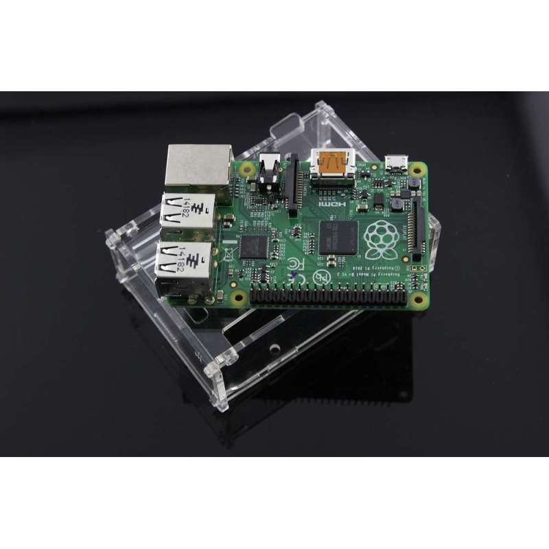 Acrylic Enclosure Kit_A for Raspberry Pi B+ / RPI2 /RPI3 (ER-RA000078AA ...