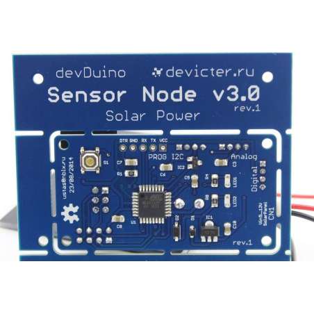 devDuino Sensor Node V3 ATmega 328 (ER-CDD13430A) incl.Solar Panel and nRF24L01 Module