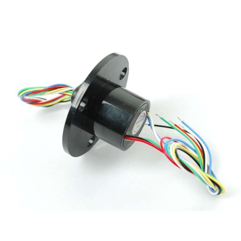 Slip Ring with Flange - 22mm diameter, 6 wires, max 240V @ 2A (Adafruit ...