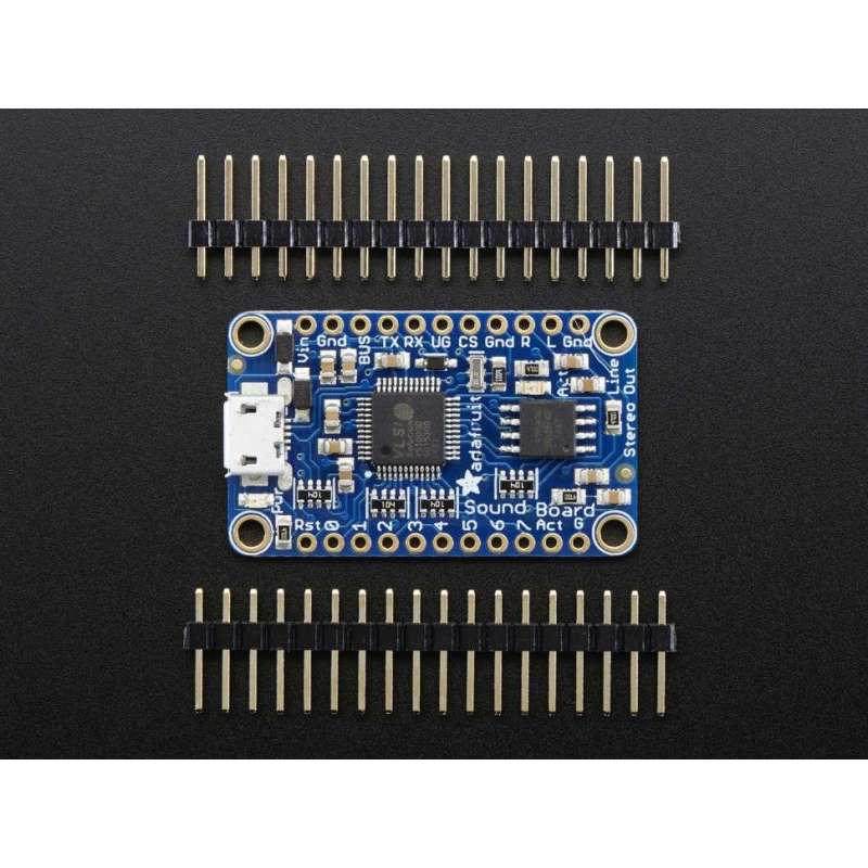 Adafruit Audio FX Mini Sound Board - WAV/OGG Trigger 16MB Flash PRODUCT ...