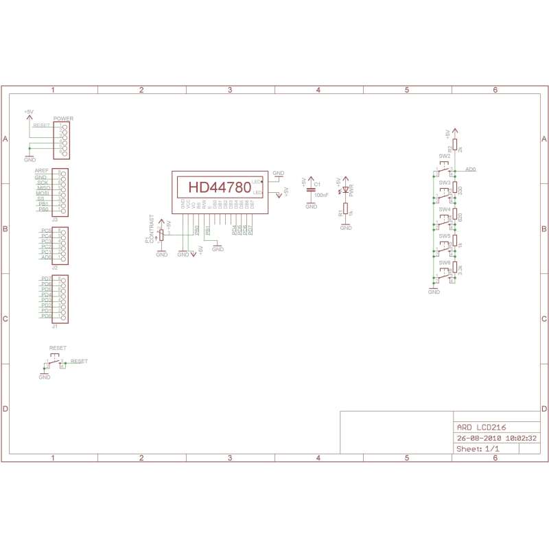 nahradene IM120417018 / ER-MCS01602M * Arduino LCD216 (ANDUINO-LCD216)