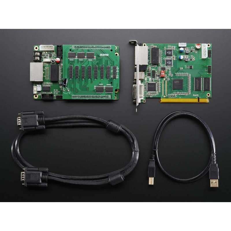 LED Video Wall Controller Set/Programmed for Adafruit LED Panels ...