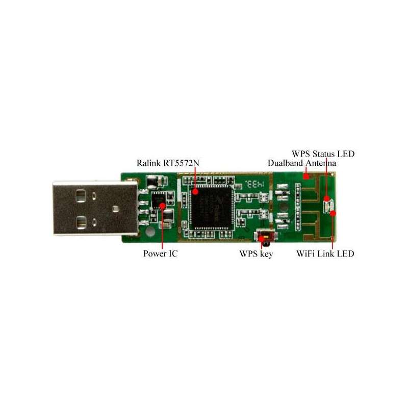 WiFi Module 4 (Hardkernel) EEE 802.11a/b/g/n 2.4GHz / 5GHz