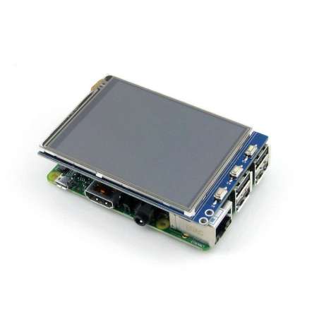 3.2inch RPi LCD B (WS-9201) Resistive Touch Screen TFT LCD for Raspberry Pi