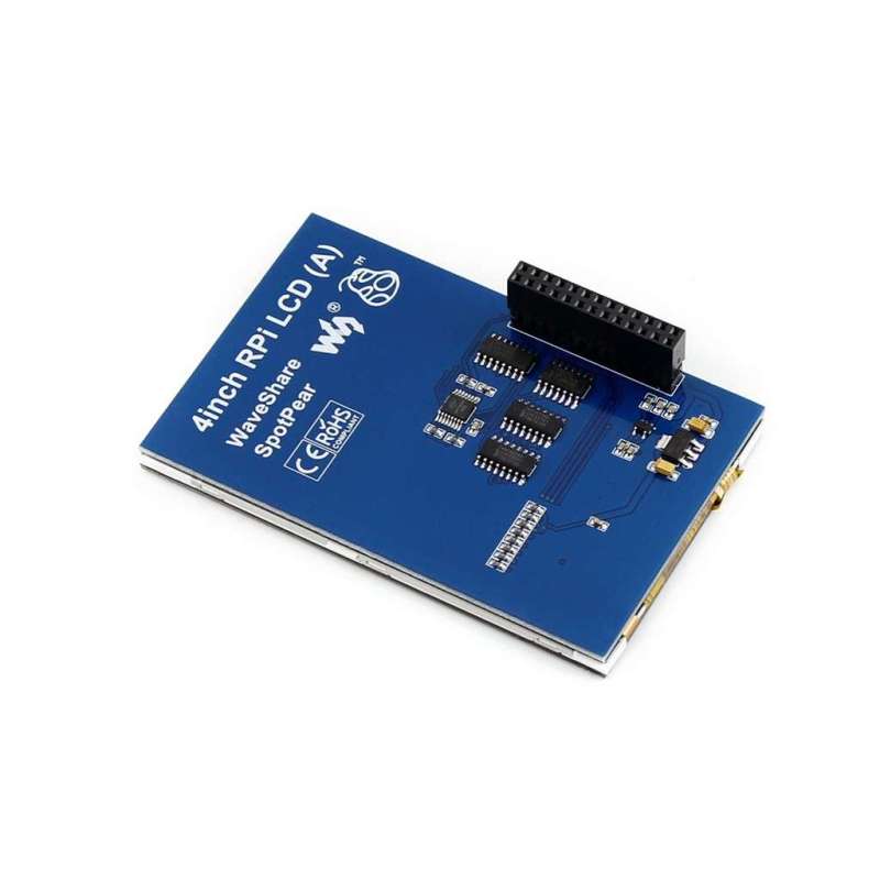 4inch RPi LCD (A) (Waveshare) 320×480 Touch Screen TFT LCD for Raspberry Pi