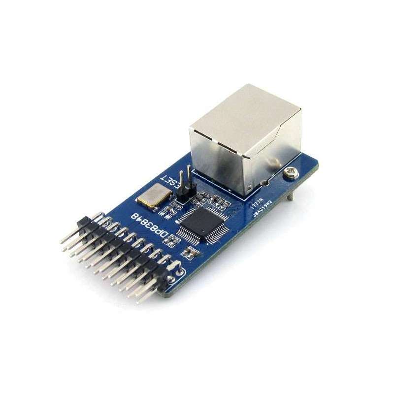 DP83848 Ethernet Board (Waveshare) RJ45 connector, control interface