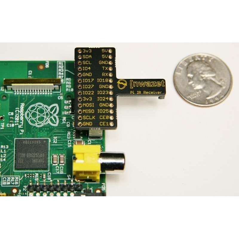 Raspberry Pi IR Receiver with Remote (Nwazet)